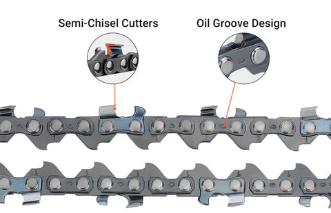 Hipa Chainsaw Chain 1/4" Pitch .050" Gauge 72 Drive Link 14 Inch bar l