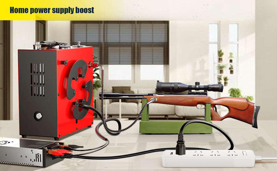 Air Compressor GX Pump GX-E-CS4 Portable PCP , 350W Motor,Max 5800Psi ...