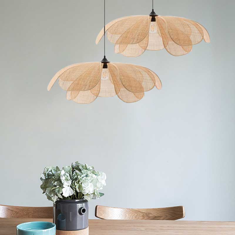 Babodecor Japanese Wabi-sabi Flower Shape Dining Room Chandelier