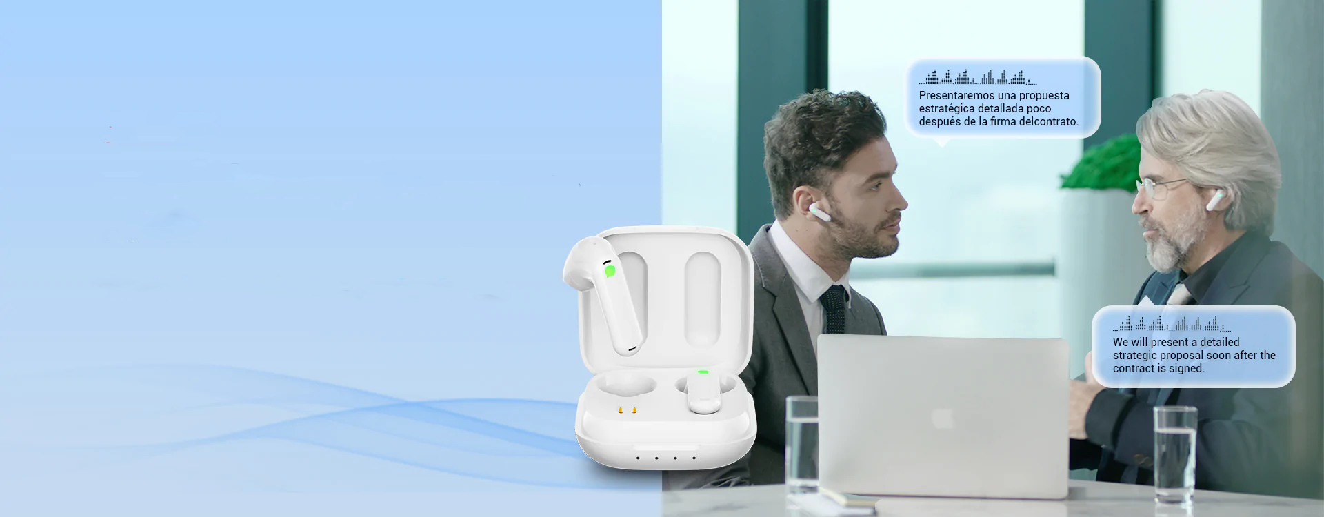 Timekettle WT2 Edge Traductor Auriculares Versión de traducción en línea