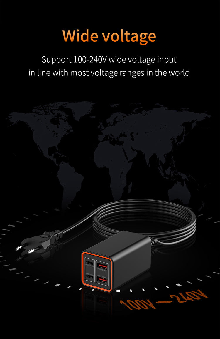 Recci RC37 65W GaN Desktop Charger - Kenzcart