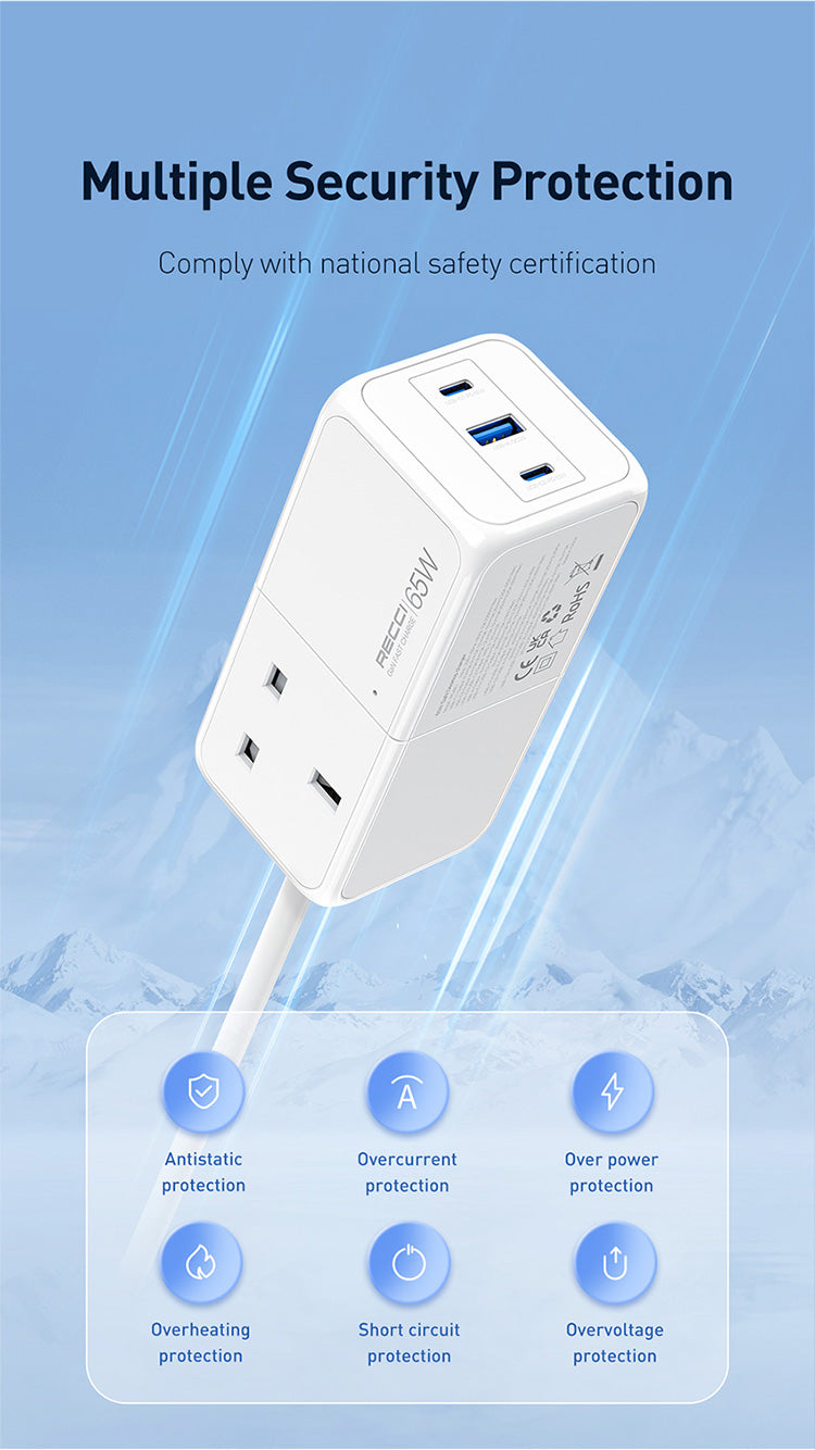 Recci 65W GaN Charger RC48U - Kenzcart