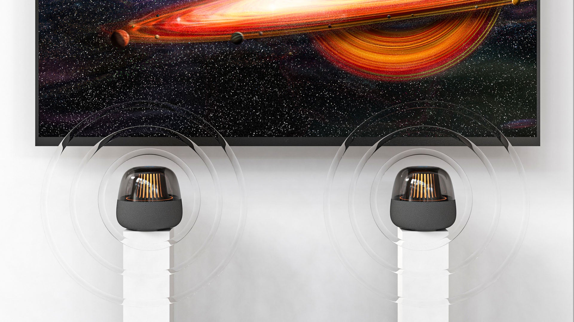 Allway Halo20 Wireless Bluetooth Speaker with RGB Lights