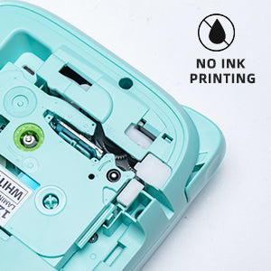 Vixic D210S Label Maker Machine with 4 Tape Green