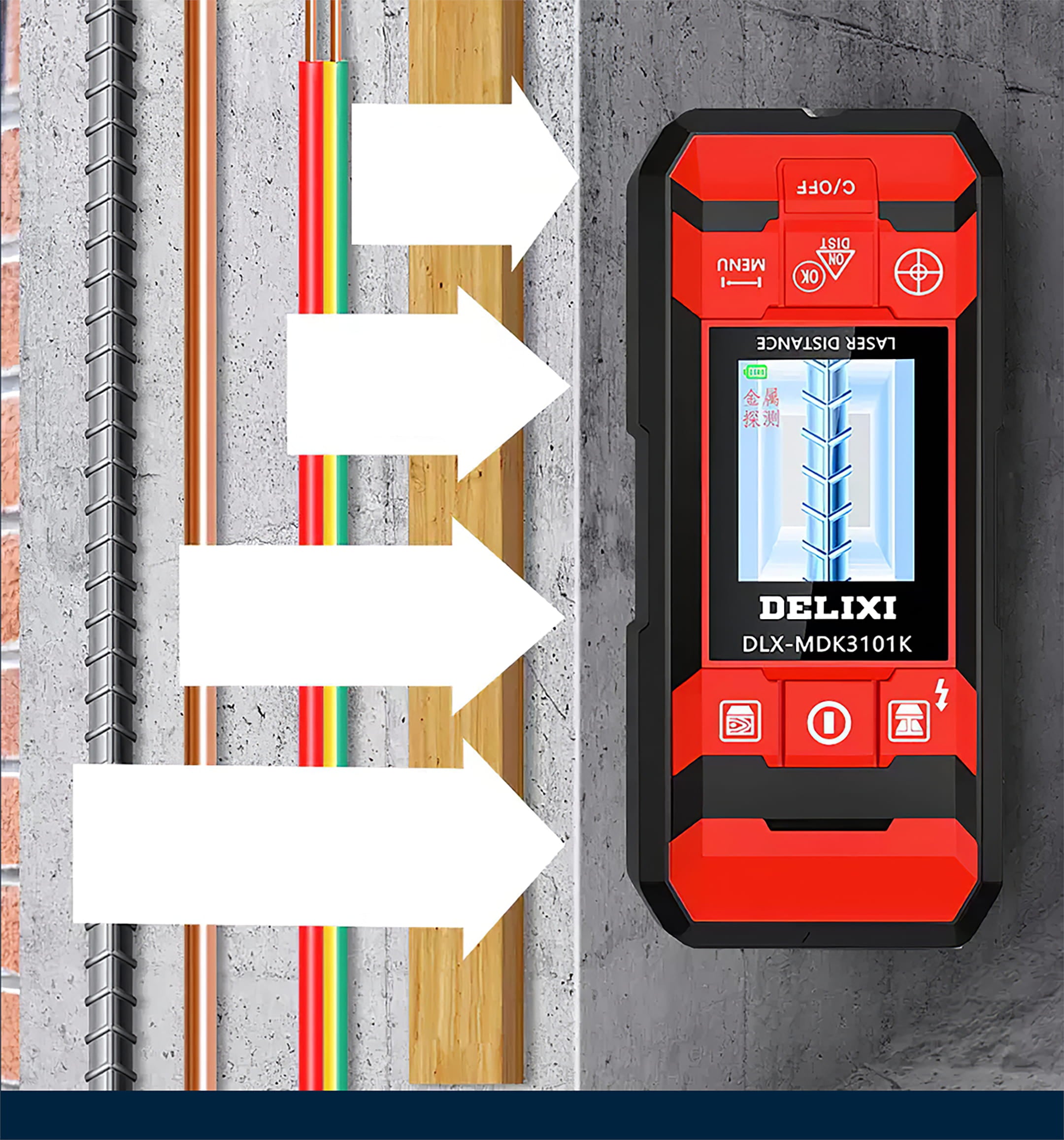 Multifunctional 4 in 1 Wall Scanning Detector – aimtoyou