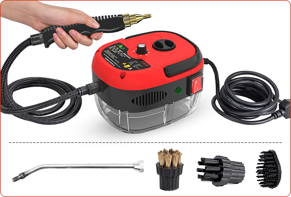 2500W Handheld High-Temperature Pressurized Steam Cleaner – aimtoyou
