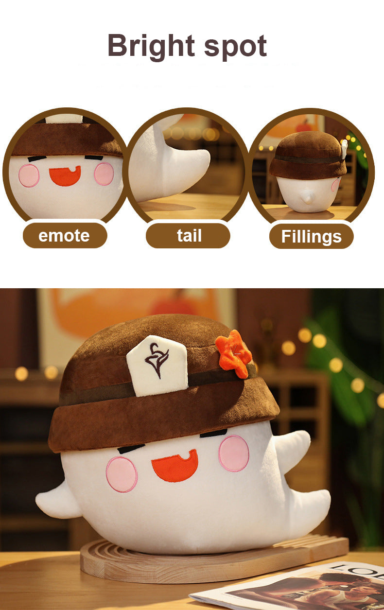 Genshin Hu Tao Ghost Plush Doll Soft Stuffed Toy – GenshinFans