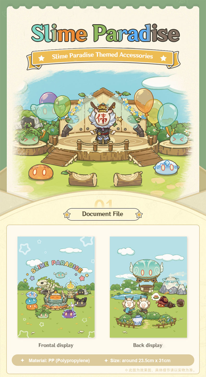 Official Slime Paradise Themed Umbrella, Folder and Towel – GenshinFans