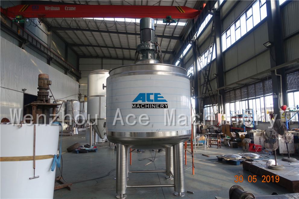 Sus 304 316L 50L-10000L Heated Jacketed Mixing Tank : Wenzhou Ace Machineryのblog