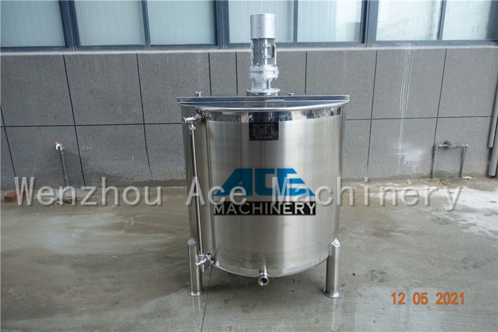 Hot Selling Automatic 304 200L 400L 600L Stainless Steel Double Jacketed Mixing Tank : Wenzhou ...