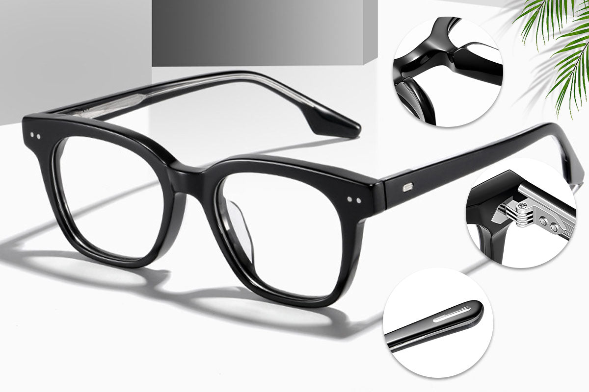 Mitch Black Progressive Eyeglasses For Men | GentsEyewear.com ...