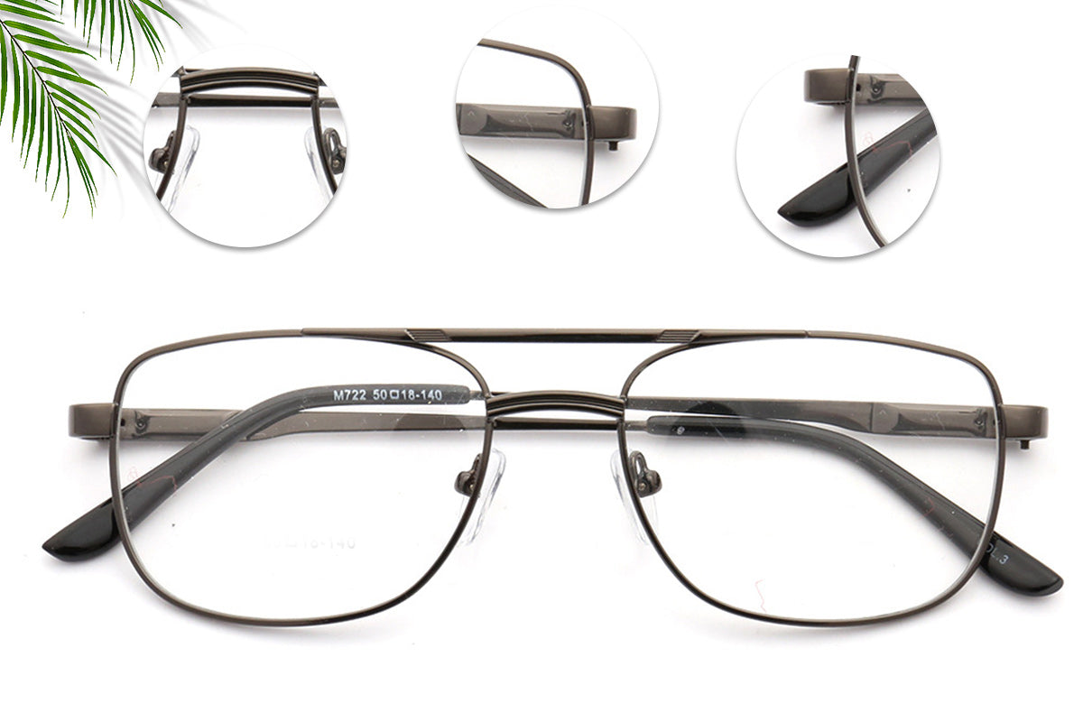 Kenaz Aviator Design Eyeglasses For Men | GentsEyewear.com – Gentseyewear