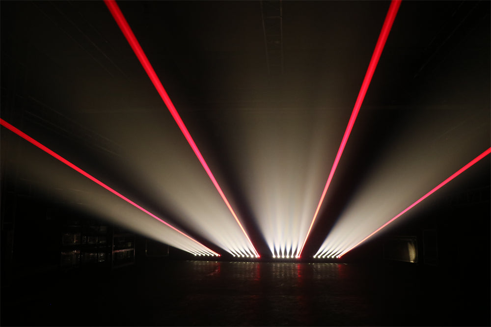 6 Eyes 6*500mW RGB Animation Line Array LED+Laser Beam Bar Wash light