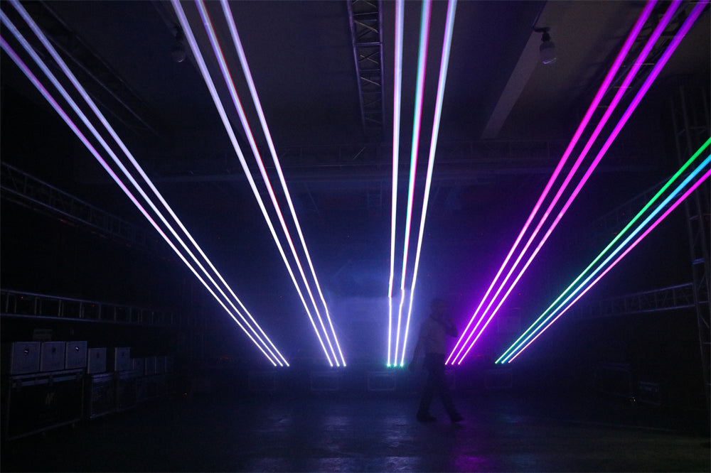 8 Eyes Moving Head Beam Stage Laser Lights DMX Control DJ Club Disco