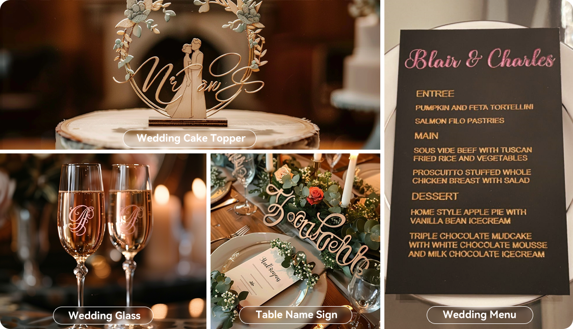 Laser Engraving Ideas & Tips for Wedding Parties