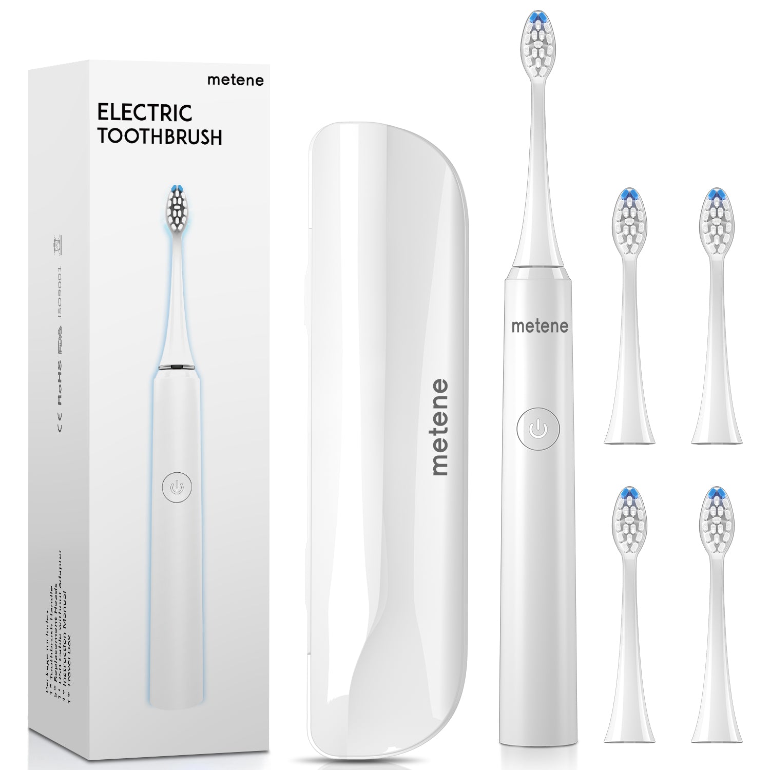 Mitimi D36 Sonic Electric Toothbrush, 5 Modes, 3 Intensity Levels, Fast ...