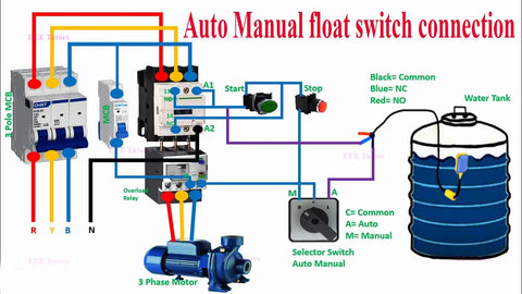 Auto Manual float switch connection – PCB HERO