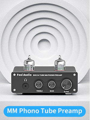 Phono Preamp & Headphone Amplifier with JAN 5654W Vacuum Tubes for MM