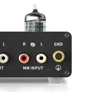 Phono Preamp & Headphone Amplifier with JAN 5654W Vacuum Tubes for MM